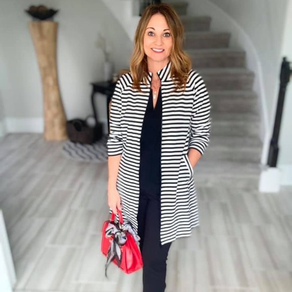 CAbi | Jackets & Coats | Cabi 585 Byline Jacket Spring 221 Small Euc ...